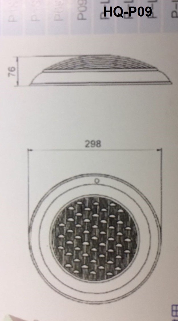 תאורה לבריכות שחיה דגם HQ-P האוויקי HUIQI