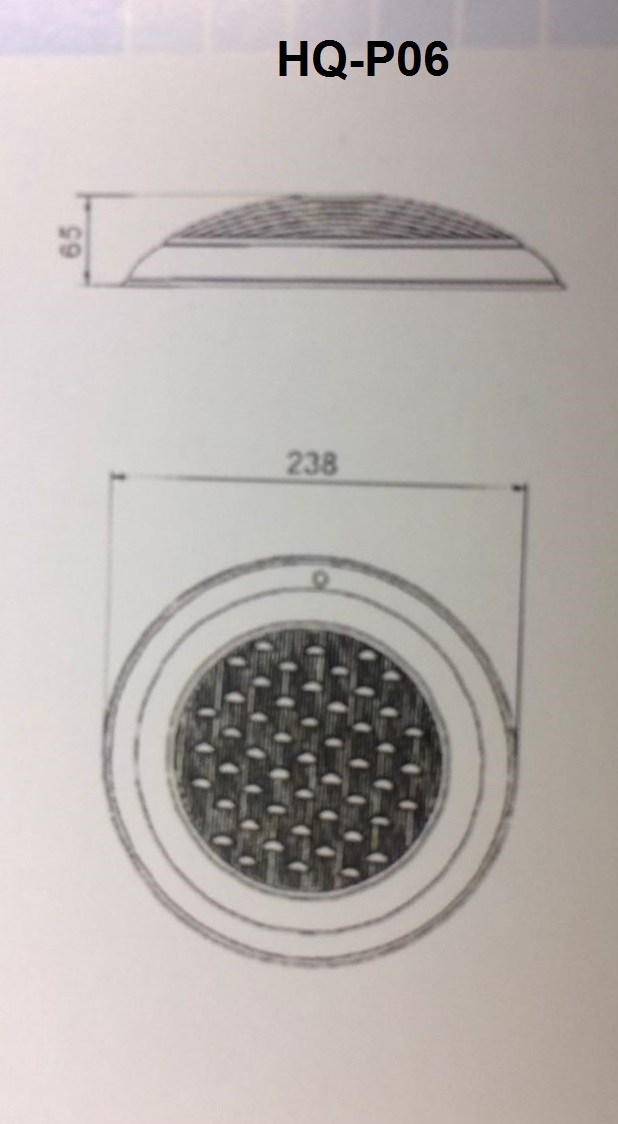 תאורה לבריכות שחיה דגם HQ-P האוויקי HUIQI